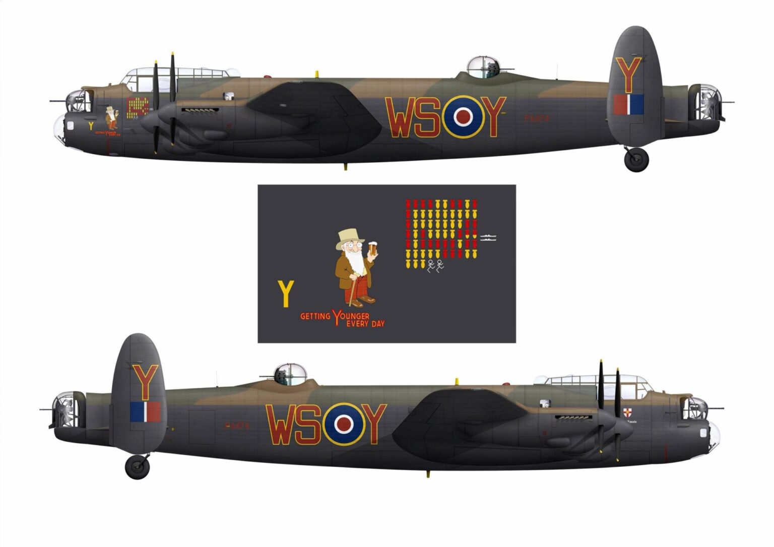 Battle of Britain Memorial Flight Lancaster to receive new livery for ...